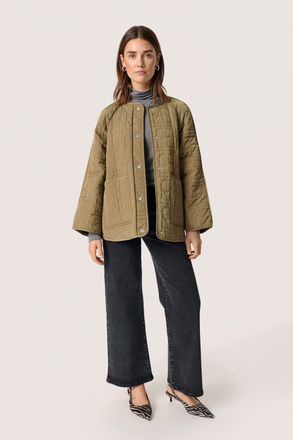 Soaked In Luxury Jacke Gerade Passform Covert Green