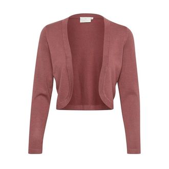 Kaffe Eleganter Astrid Bolero in Apple Butter - - Knitwear - Damen - Rot - S