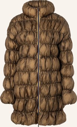 K-Way K-Way Winterjacke Jin Maxi Ruffles braun
