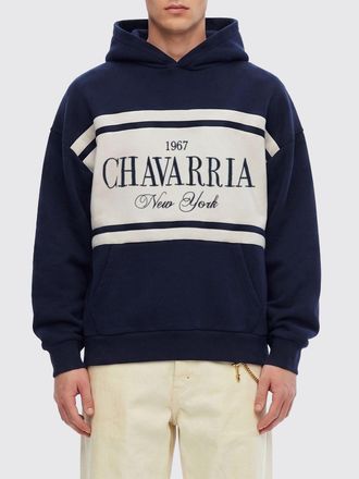 Willy Chavarria Sweatshirt Homme couleur Bleu
