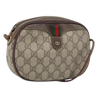 Gucci Sac bandouli&egrave;re GG Canvas Vintage Pre-owned - Femme - Pre-owned - Beige - Taille: ONE Size