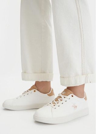 Beverly Hills Polo Club Sneakers aus Stoff CEOWB-VSS25003W Wei&szlig;