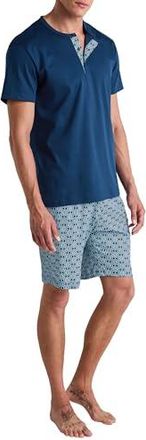 CALIDA Relax Streamline Pyjama Court Hommes, 100% Coton