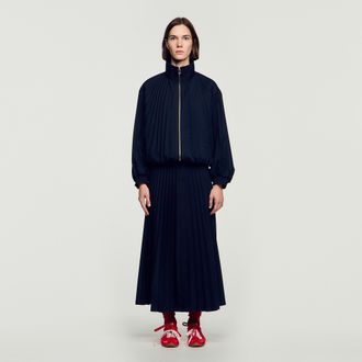 Sandro Blouson pliss&eacute;