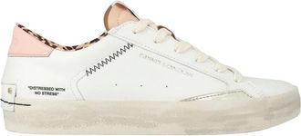 Crime London Femme, Chaussures, Blanc, Taille: 39 EU Distressed Sun Tan