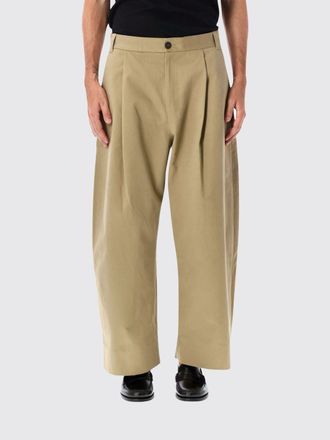 STUDIO NICHOLSON Sorte Baumwollhose mit weitem Bein und aufgesetzten Taschen