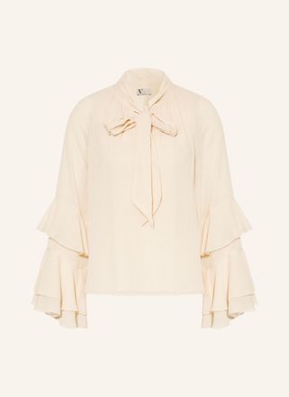 Vera Mont V By Vera Mont Schluppenbluse Mit Volants beige