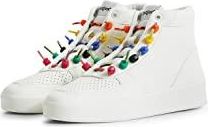 Desigual Femme Shoes_Fancy High_Laces 1000 White Basket, Blanc, 39 EU