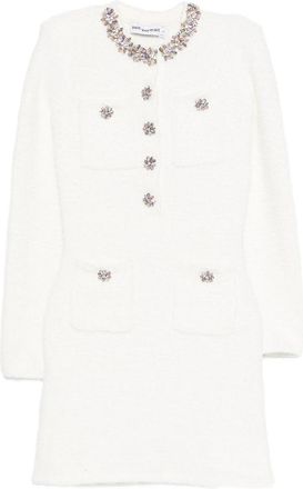 Self Portrait Embellished Pocket Mini Dress