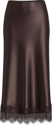 Vila Viellette Hw Ankle Lace Skirt - Noos