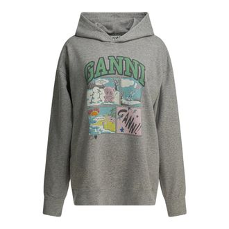 Ganni Damen, Sweatshirts & Hoodies, Grau, XSGr&ouml;&szlig;e