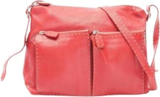 Fendi Sac bandouli&egrave;re vintage Pre-owned - Femme - Pre-owned - Rouge - Taille: ONE Size