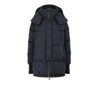 Herno Puffy Woven Half Coat - - Coats - Damen - Schwarzk - 3XL