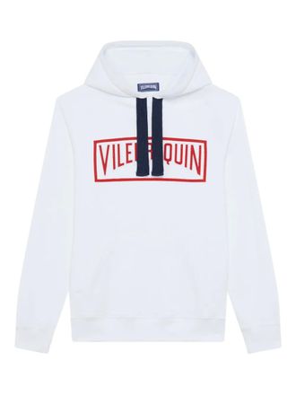 Vilebrequin hoodie à logo imprimé - Blanc