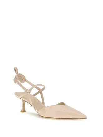 Fendi Colibr&igrave; Slingback Pump - Beige