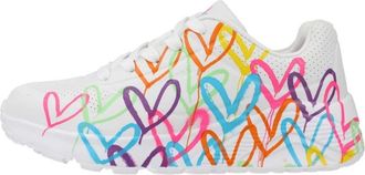 Skechers Femme, Chaussures, Multicolore, Taille: 37 EU UNO Lite - Spread the Love