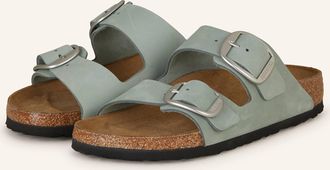 Birkenstock Pantoletten Arizona Big Buckle Lenb grau