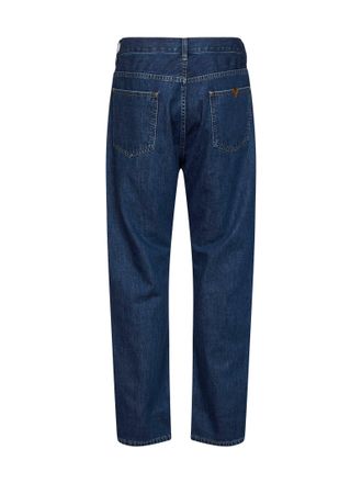 Valentino Mens Jeans Medium Blue Cotton Denim