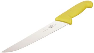 Victorinox by Swiss Army coltello da macellaio Fibrox, giallo, lunghezza: 23 cm, 5.5208.23