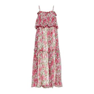 Chlo&eacute; Femme, Robes, Rose, Taille: 36 FR Thin-strap Long Dress
