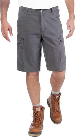 Carhartt Work in Progress Herren Rugged Flex Relaxed Fit Cargo-Arbeitsshorts aus Canvas, Shadow, W31