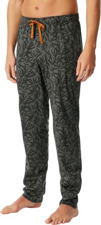 Schiesser Herren Lange Schlafanzughose Loungehose - 182185, Größe Herren:58, Farbe:dunkelgrün