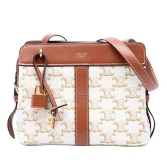 Celine Pre-owned Cabas de France Crossbody - Femme - Pre-owned - Blanc - Taille: ONE Size