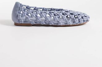 schuh Lotte - Ballerines tress&eacute;es - Bleu