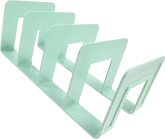 Pretyzoom Verstellbarer Buchhalter mit Gro&szlig;en F&auml;chern Stabiler Schreibtisch Organizer f&uuml;r Schwere B&uuml;cher und Notizb&uuml;cher Rutschfester Desktop aufsteller mit Abg