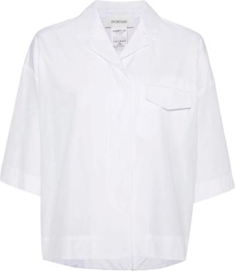 Sportmax Femme, Blouses et Chemises, Blanc, Taille: 38 FR Shirt