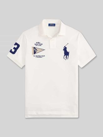 Polo Ralph Lauren Regular Fit Poloshirt aus reiner Baumwolle mit Stitchings