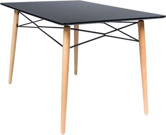 Sanotechnik Tisch schwarz 120x80 cm