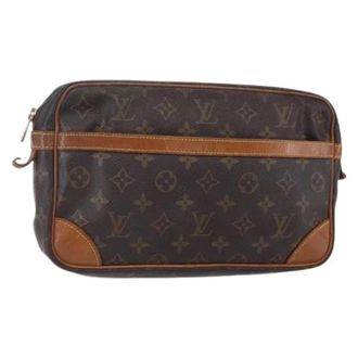 Louis Vuitton Pre-owned Canvas Clutch - - Pre-owned - Damen - Braun - ONE SIZE