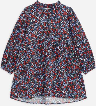 Arket Bedrucktes Cordkleid -Blau