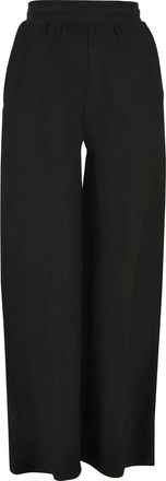 Urban Classics Damen Ladies Straight Rib Terry Pants, Schwarz, S EU