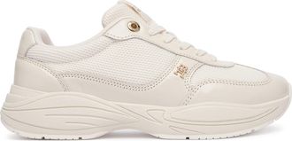 Tommy Hilfiger Sneakers Tommy Hilfiger Modern Runner Shiny Leather FW0FW09413 Beige