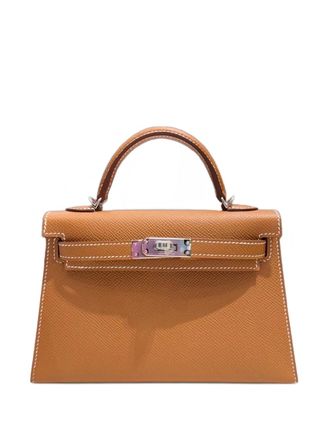 Hermès mini cabas Kelly Sellier 20 (2024) - Marron