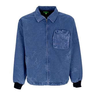 HUF Canvas Arbeitsjacke Blau Herren - - Jackets - Herren - Blau - S