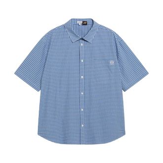 Loewe Homme, Chemises, Bleu, Taille: L Short Sleeve Shirt
