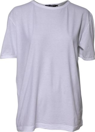 Dolce & Gabbana Homme, Tops, Blanc, Taille: S T-Chemises