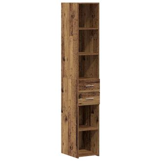 Generic Highboard mit Offenen Regalen und Schublade, Modernes Freistehendes Pr&auml;sentationsregal, Aufbewahrungsschrank aus Holzwerkstoff f&uuml;r Wohnzimmer, Schlafz