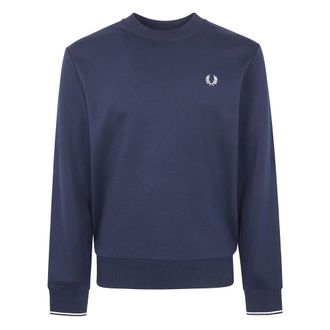 Fred Perry Homme, Sweatshirts et sweats &agrave; capuche, Bleu, Taille: M SweaT-shirts