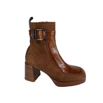 Hispanitas Chice Stiefeletten mit Absatz - - Shoes - Damen - Braun - 36 EU