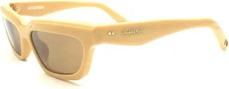 Jacquemus Femme, Accessoires, Jaune, Taille: 56 MM Bambino Lunettes de soleil