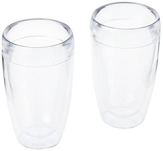 Bodum 11850-10SA PAVINA OUTDOOR Set 2 gobelets double paroi plastique durable, 0.45 l