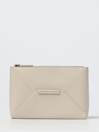Brunello Cucinelli Pochette BRUNELLO CUCINELLI Femme couleur Jaune Crème