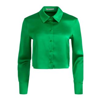 Alice & Olivia Damen, Blusen & Hemden, Gr&uuml;n, MGr&ouml;&szlig;e