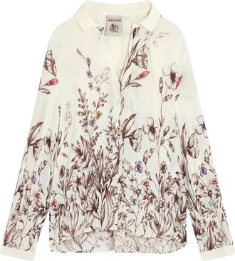 Semicouture Femme, Blouses et Chemises, Multicolore, Taille: 34 FR Chemise Florale en Viscose