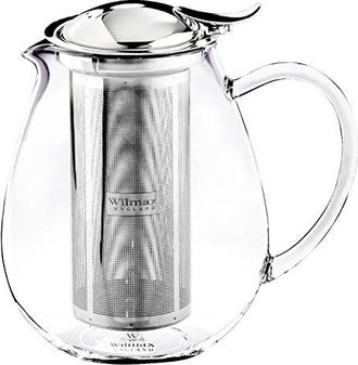 Wilmax England Wilmax WL-888802/A Borosilikatglas Teekanne, 850mL Kapazität
