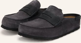 Birkenstock Mules Naples Wrapped grau